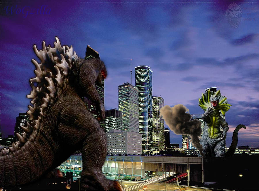 Godzilla Vs Jirass By Wogzilla On Deviantart