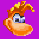 Rayman Head Sprite by thenardsofdoom on DeviantArt