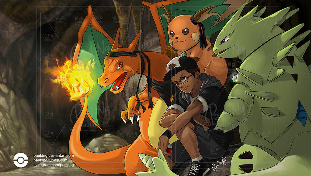 COMM: Team Charizard, Raichu, Ttar by pauldng on DeviantArt