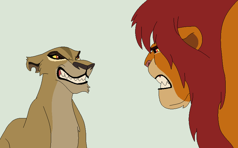 Zira and Simba snarl base by ChubNarwhalBases on DeviantArt