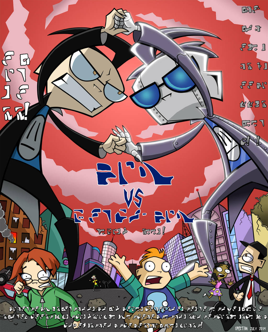 DIB vs MECHA-DIB by Spectra22 on DeviantArt