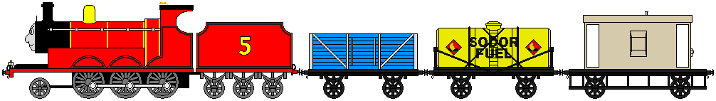 Sprite - Bachmann James The Red Engine Freight Set by ...