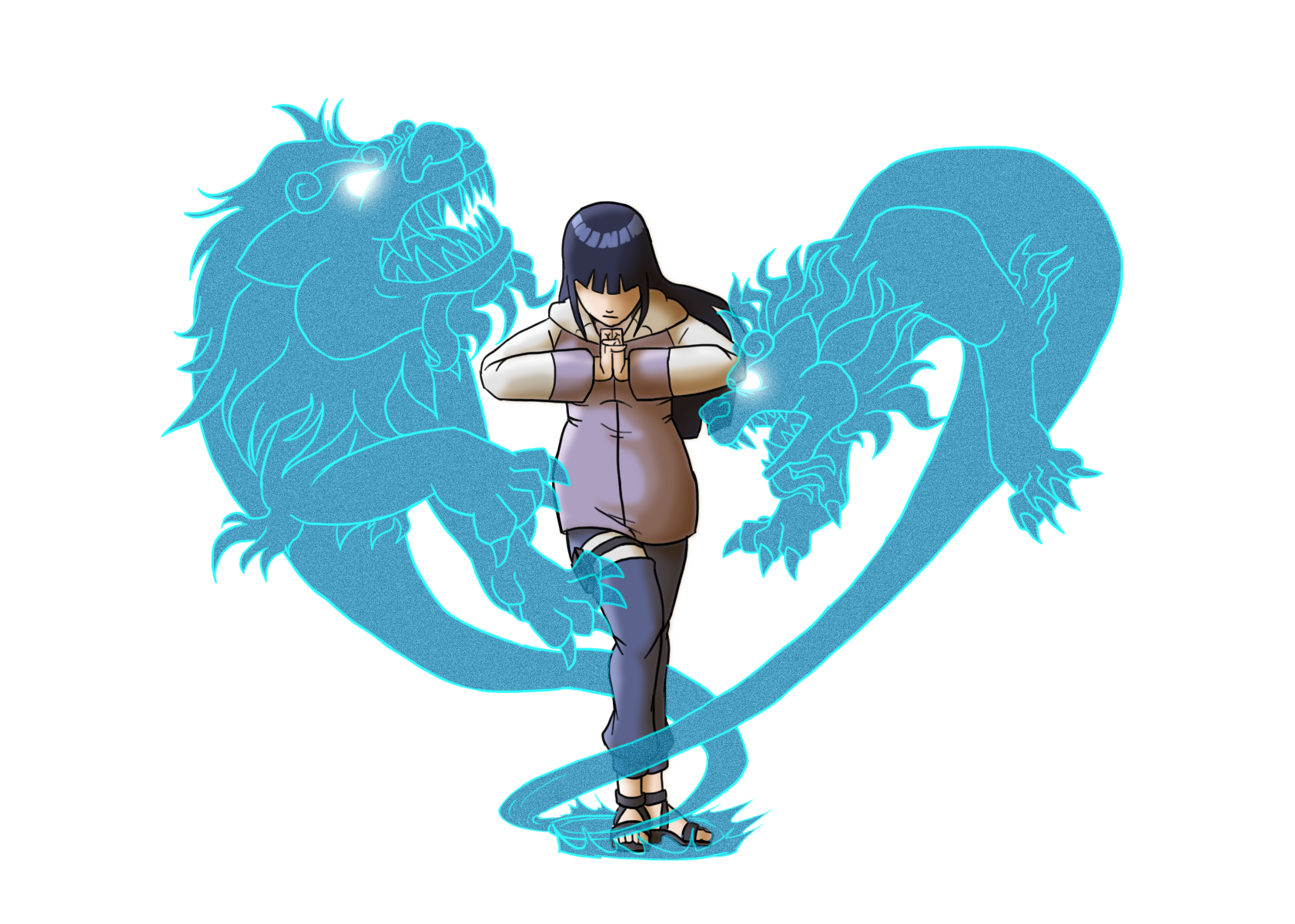 Hinata Jutsu: Eight Trigrams: Lion Vacuum Palm by mattwilson83 on ...