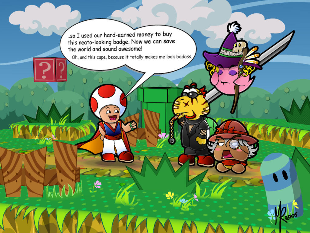 Paper Mario tTYD- 4 Heroes by pixlem on DeviantArt