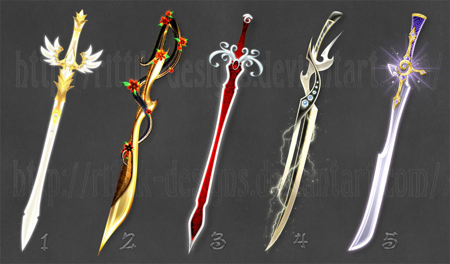 Swords adopts 8 (CLOSED) by Rittik-Designs on DeviantArt