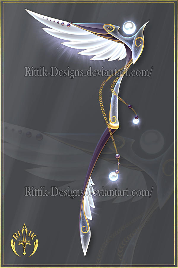 (CLOSED) Angel of Sorrow, scythe adopt by Rittik-Designs on DeviantArt
