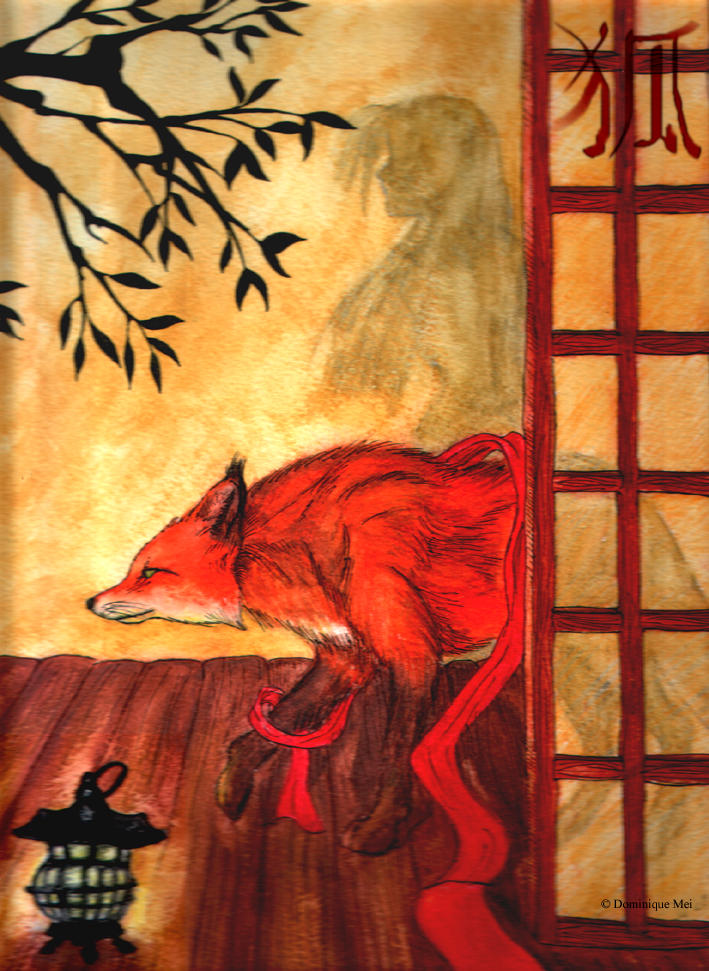 Traditionally Mythical: Kitsune by Lionsong on DeviantArt