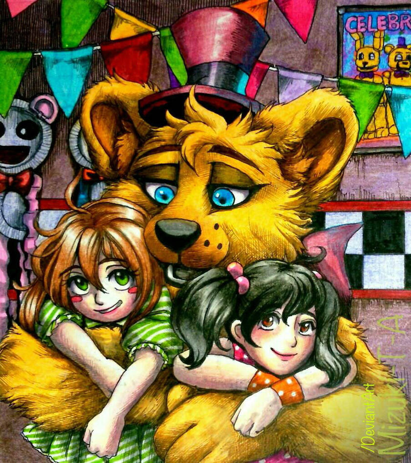 Fredbear's hug / FNaF by Mizuki-T-A on DeviantArt