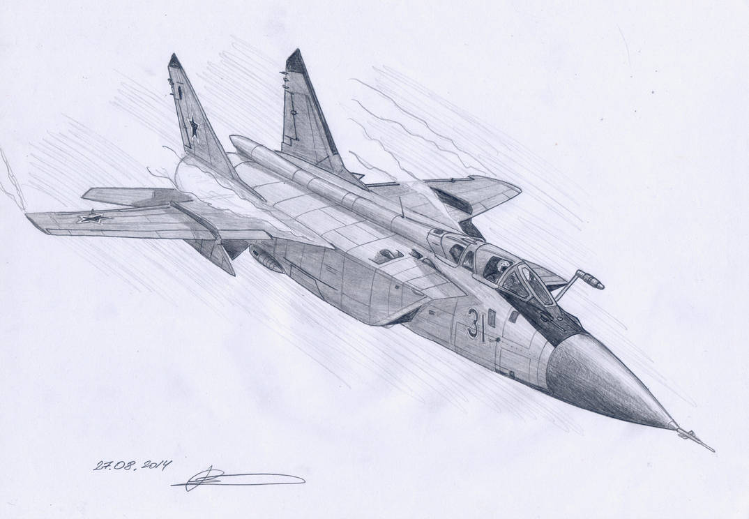 MiG-31B Foxhound by GrafDeWolfGuN on DeviantArt