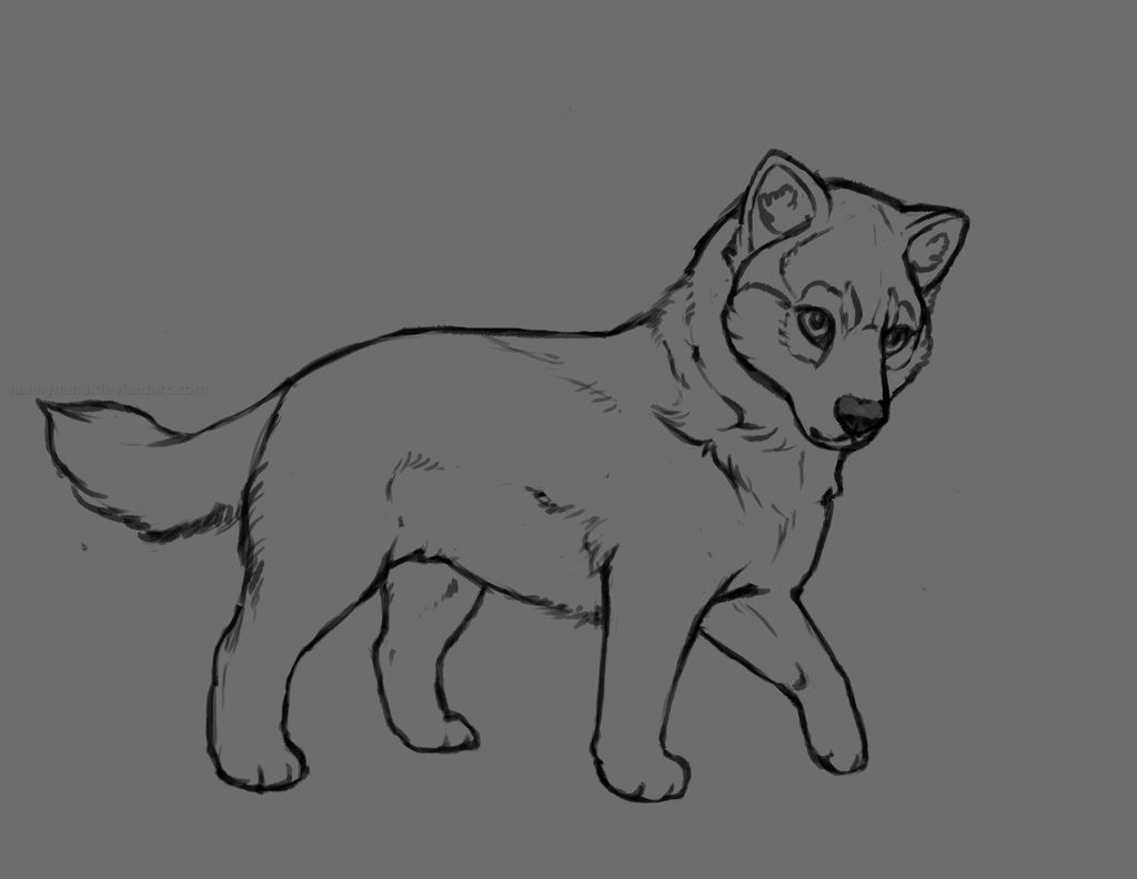 Chibi Wolf by nannynunu on DeviantArt