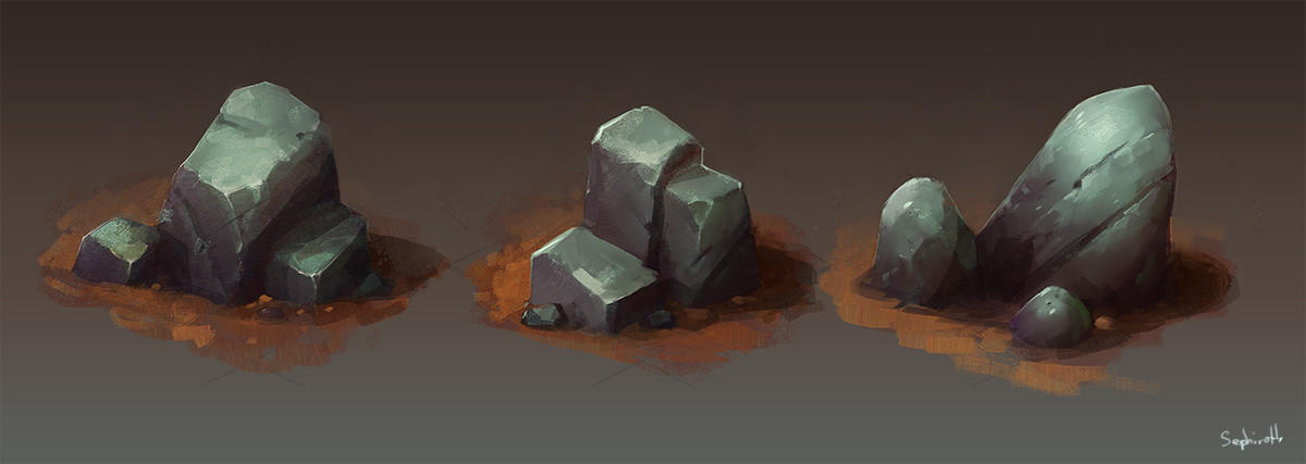 Isometric Stone by L1nkoln on DeviantArt