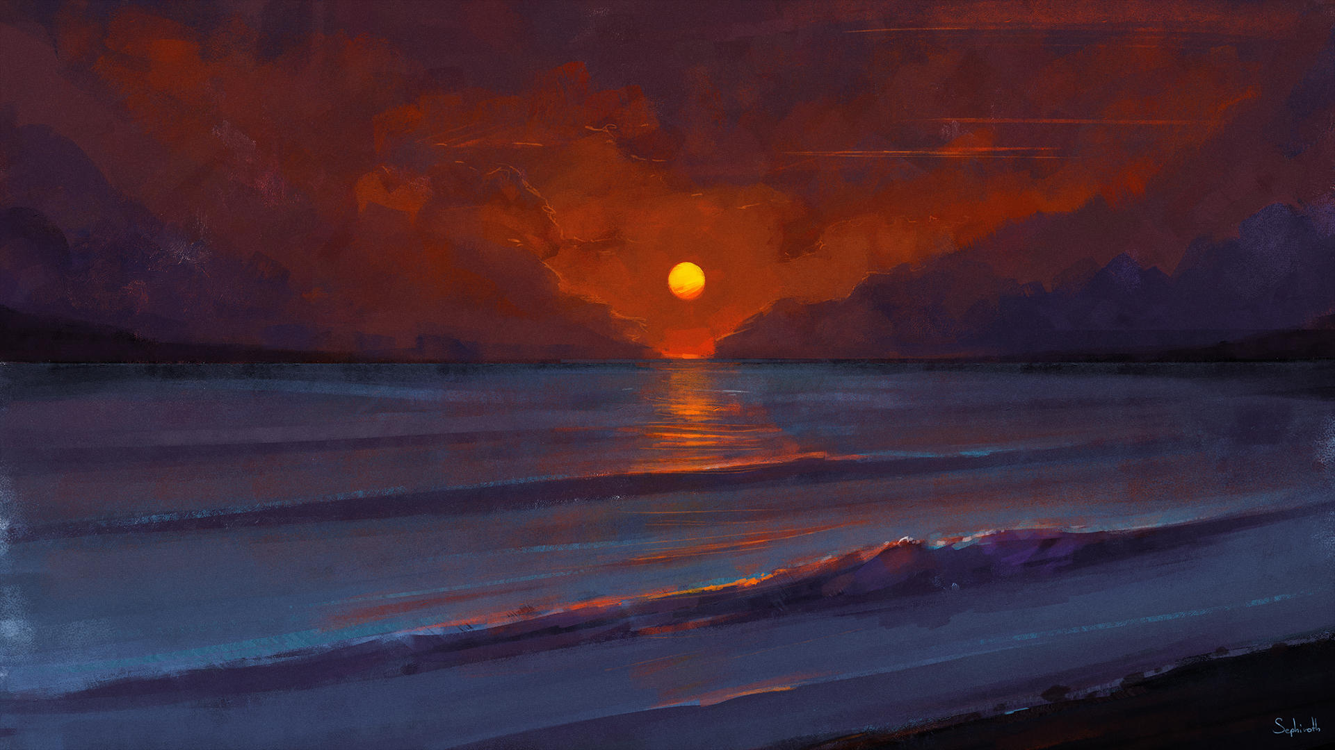 Sunset by Sephiroth-Art on DeviantArt