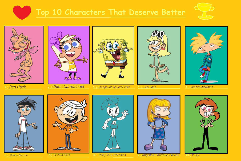10 Nick characters that deserve better by MarJulSanSil on DeviantArt