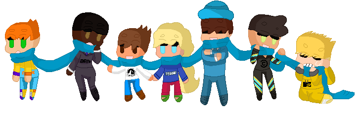 chibi group scarf base by khl1 on DeviantArt