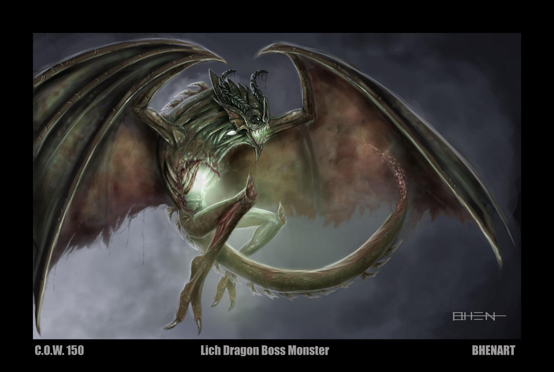 Lich Dragon Boss Monster by pinkhavok on DeviantArt