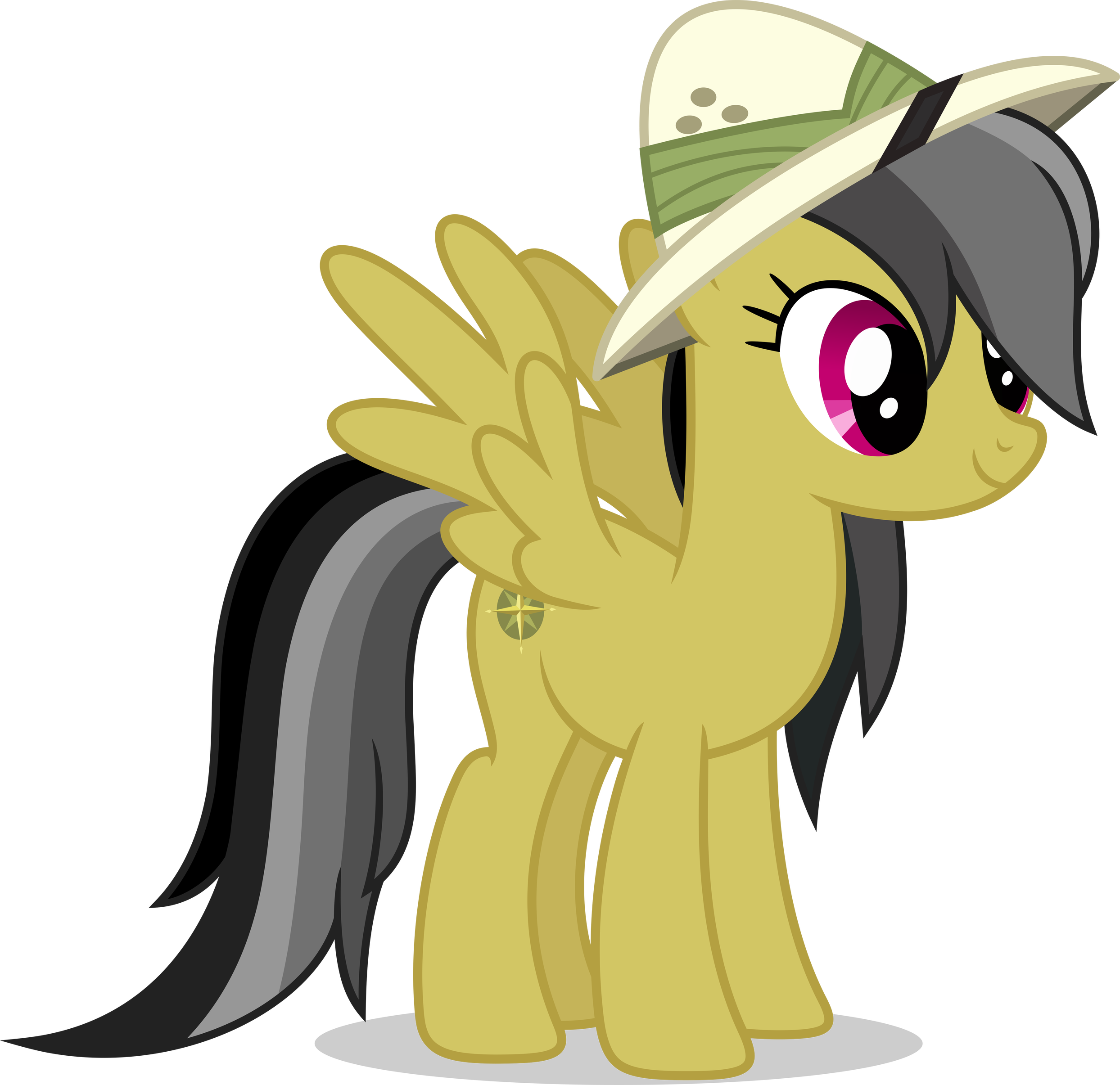 Mlp Fim Daring Do (happy) vector by luckreza8 on DeviantArt