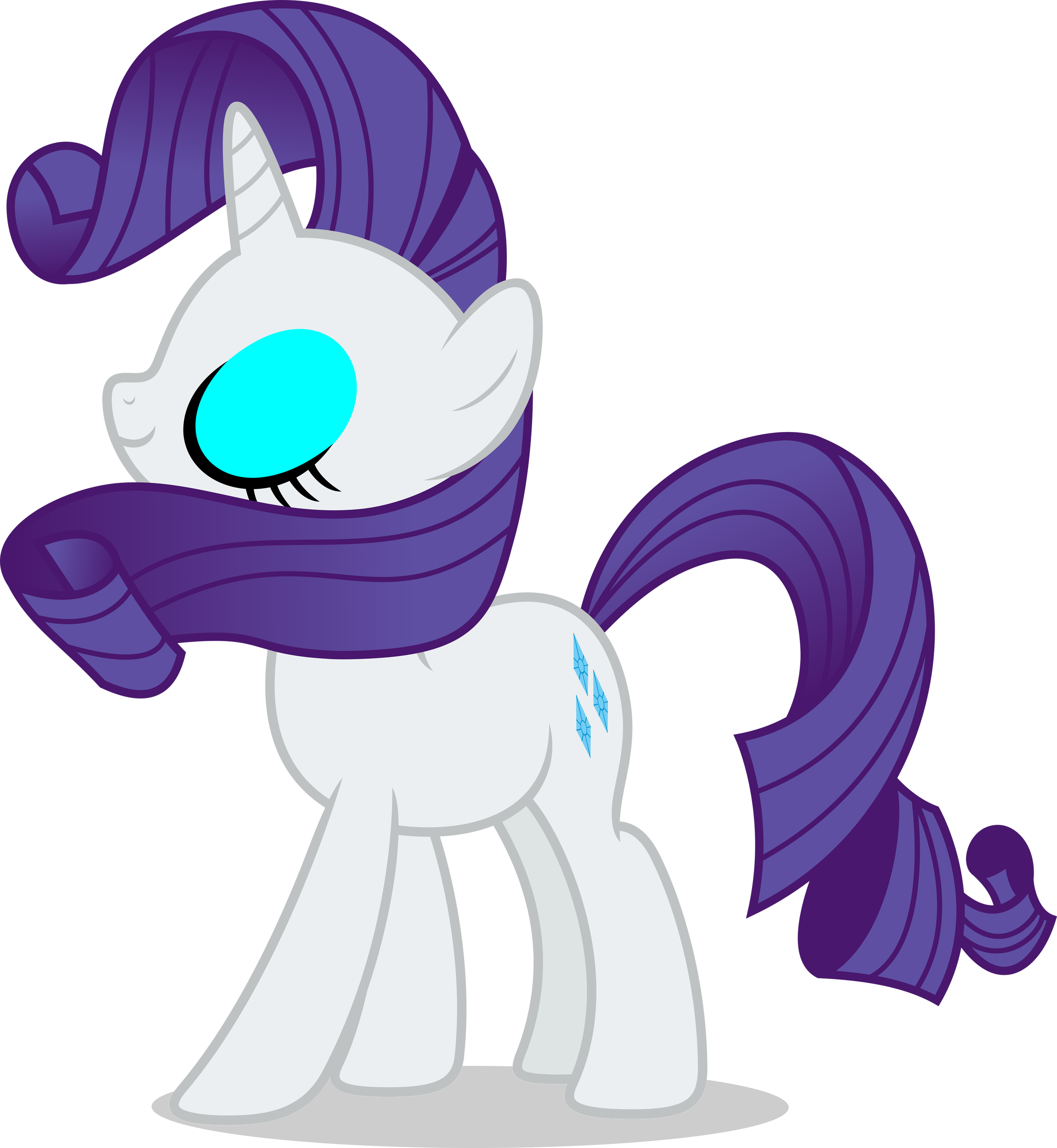 Mlp Fim Rarity (fabulous) vector #2 by luckreza8 on DeviantArt