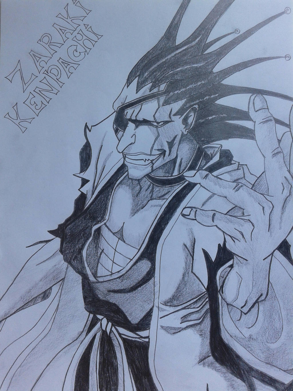 Bleach 11th Captain Zaraki Kenpachi by Weedle-Art on DeviantArt