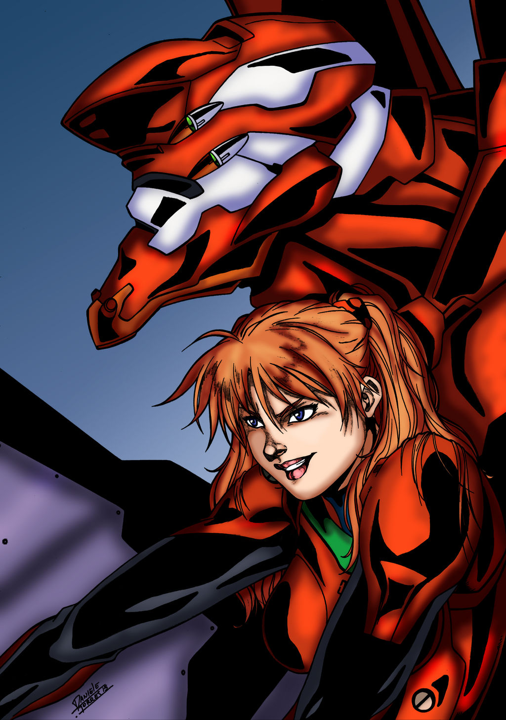 Asuka EVA02 by Dannith on DeviantArt