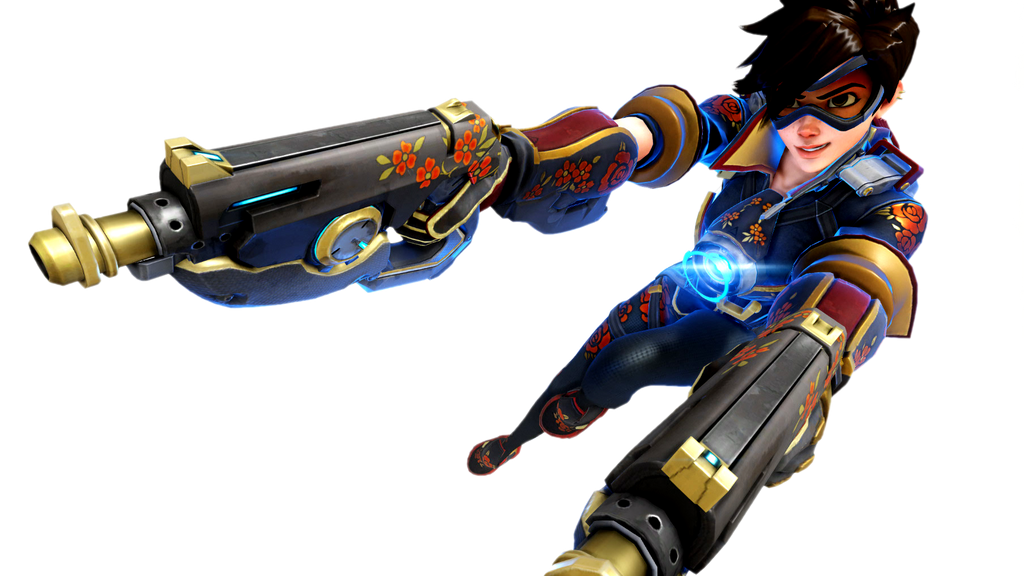 [Overwatch] Rose Tracer (Render) by PopokuPinguPop90 on DeviantArt