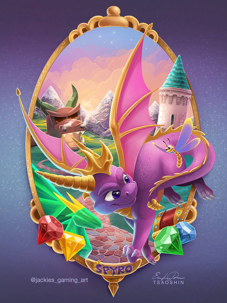 Spyro the Dragon by TsaoShin on DeviantArt