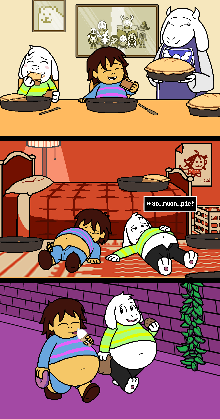 Undertale - The True Glutton Ending by Mothman64 on DeviantArt