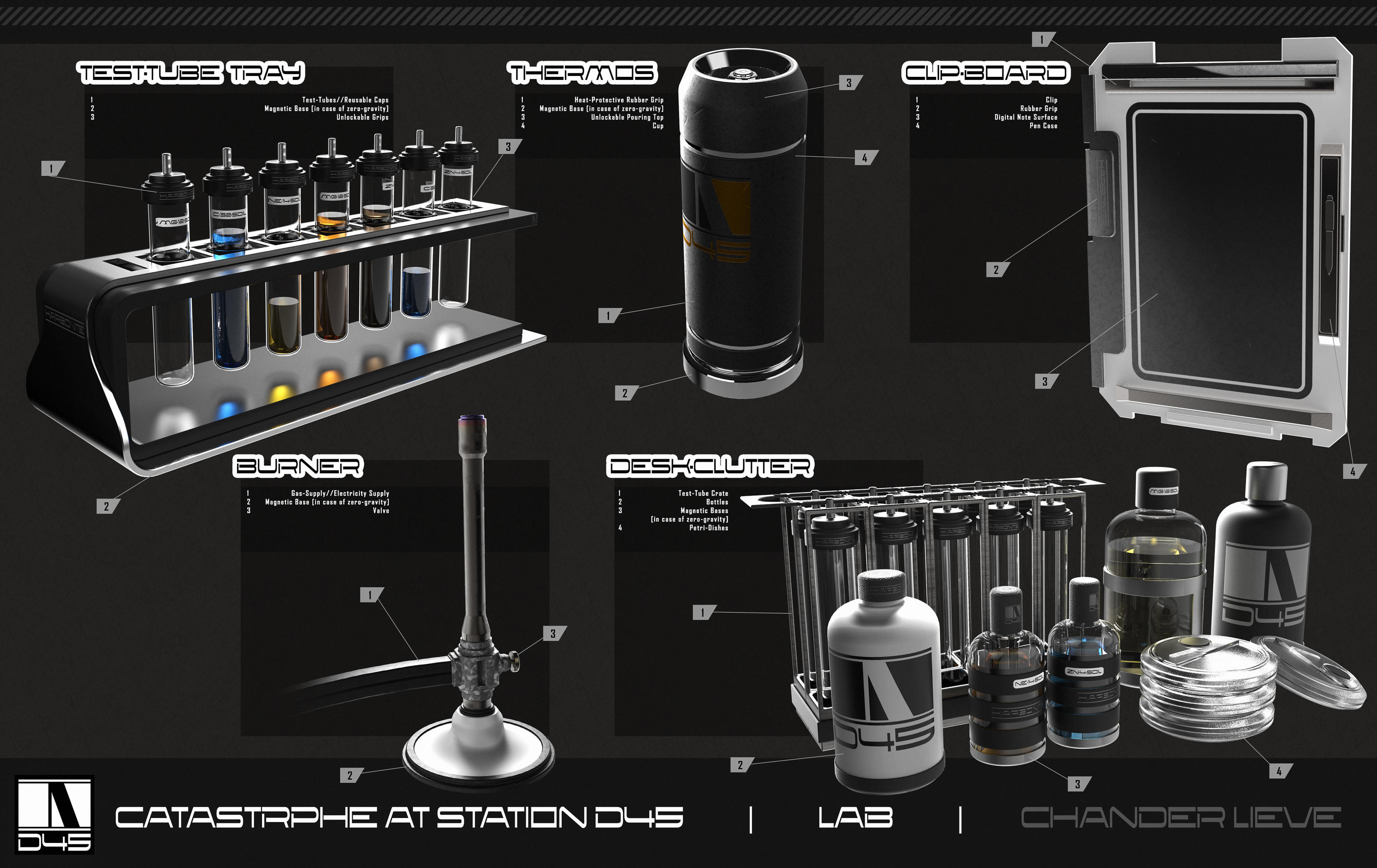 Lab Clutter Props by Chander-lieve on DeviantArt