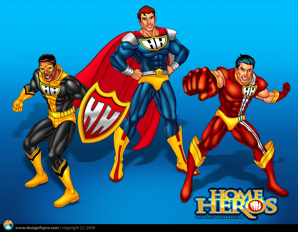 Super Heroes by designfxpro on DeviantArt