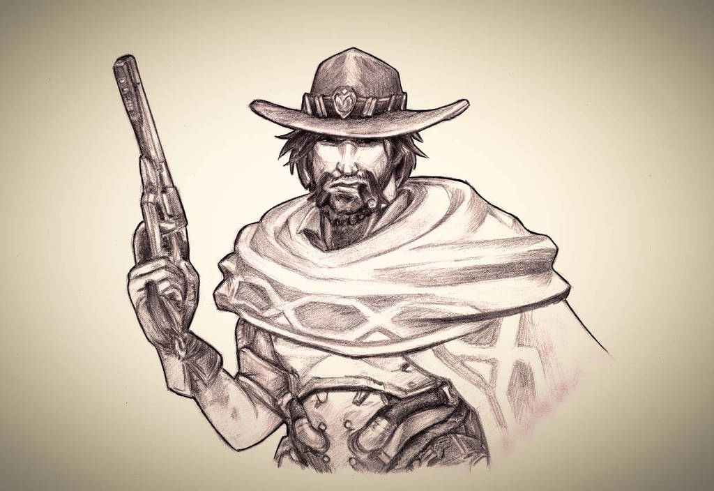 Jesse Mccree (Overwatch) by JusTODrawings on DeviantArt