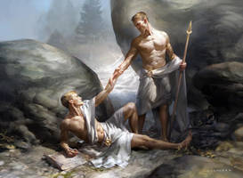 Elf Ranger with Barkskin by sheppardarts on DeviantArt