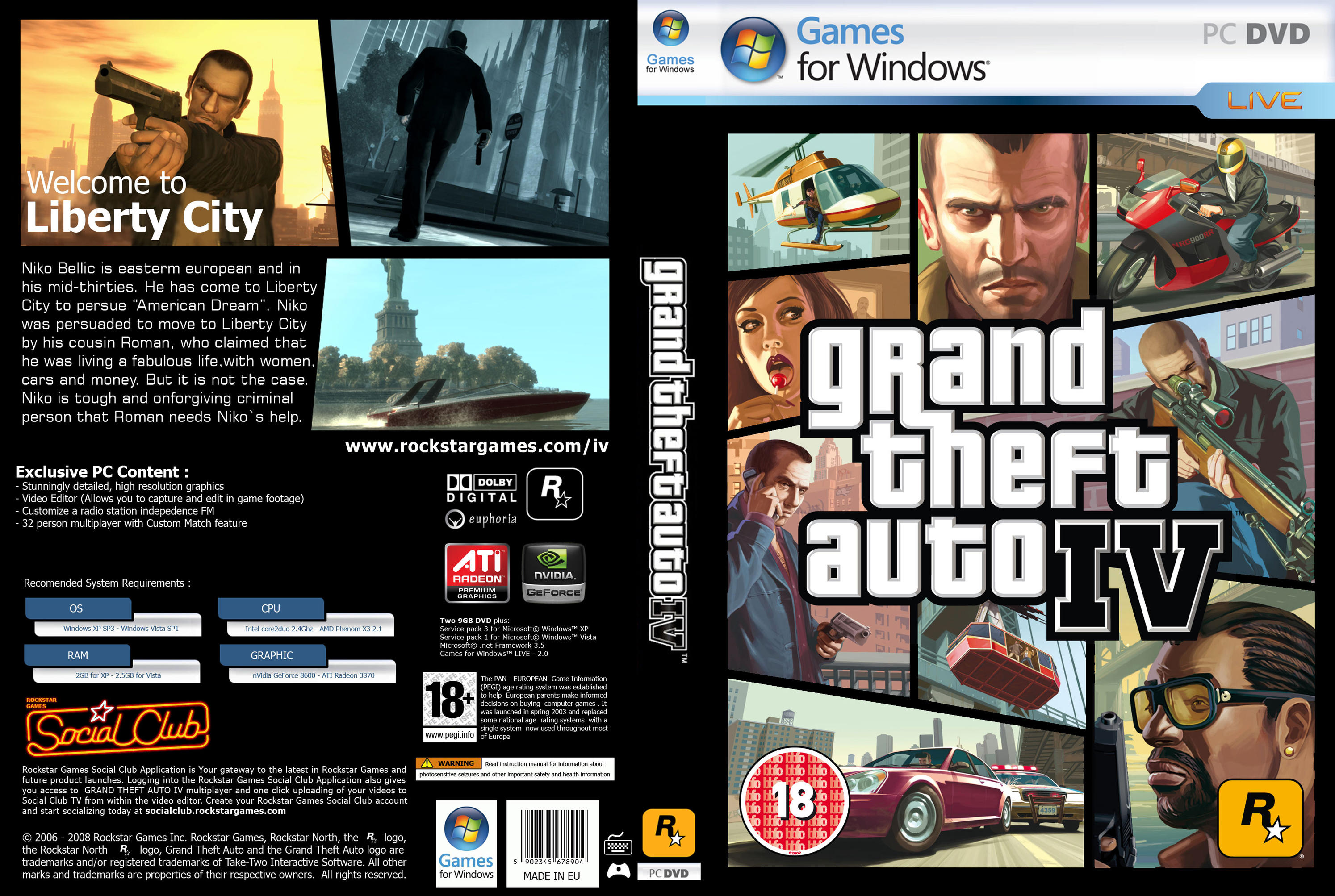 GTA IV PC COVER 2 by hosiyar70 on DeviantArt