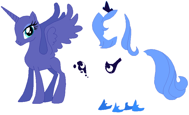 Princess Luna S1 Base (Request) by SelenaEde on DeviantArt