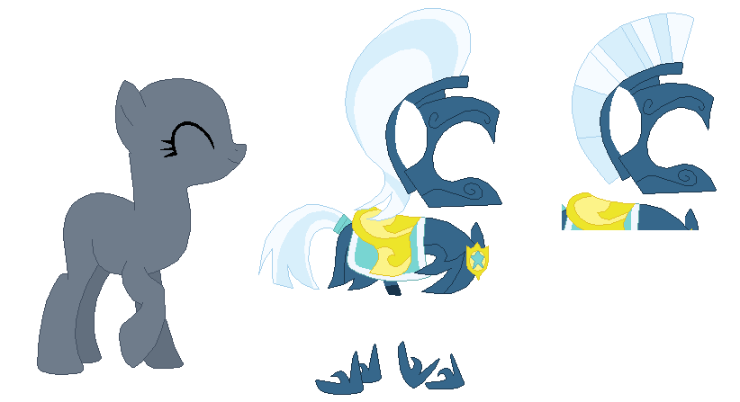 Female Earth Pony Royal Guard Base by SelenaEde on DeviantArt