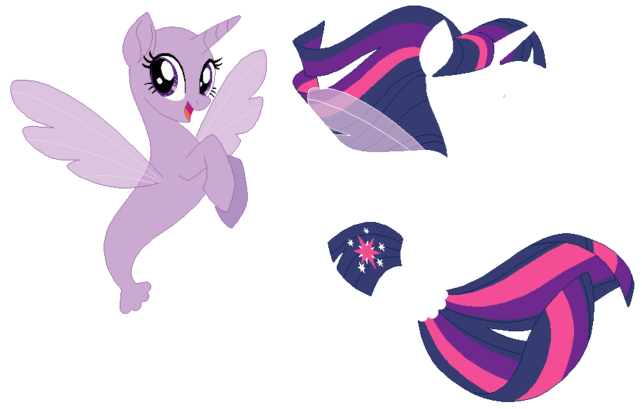 Seapony Twilight Sparkle Base by SelenaEde on DeviantArt