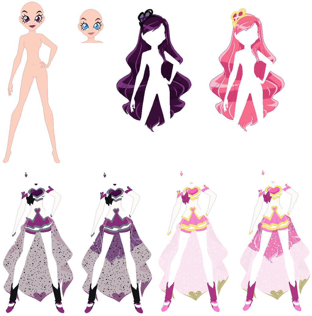 Lolirock Dark Iris Base By Selenaede On Deviantart