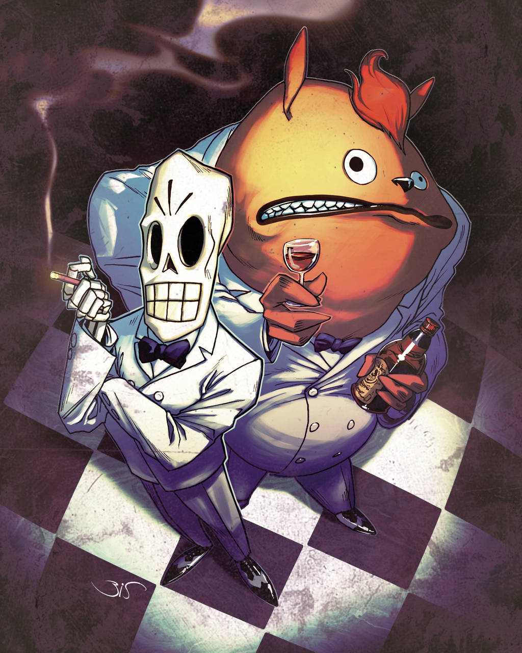 Grim Fandango by Bisart on DeviantArt
