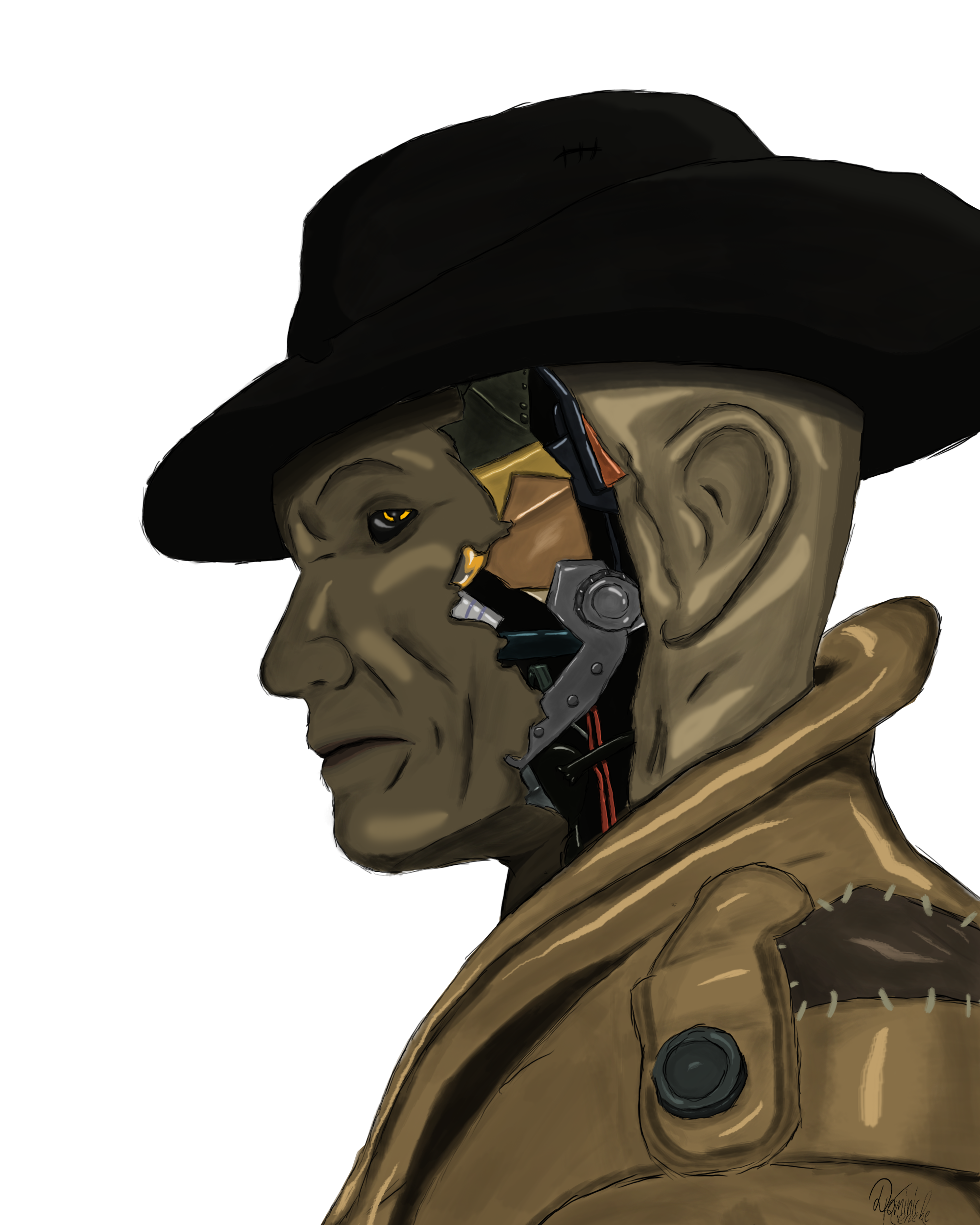 Fallout 4 - Nick Valentine by verxy on DeviantArt
