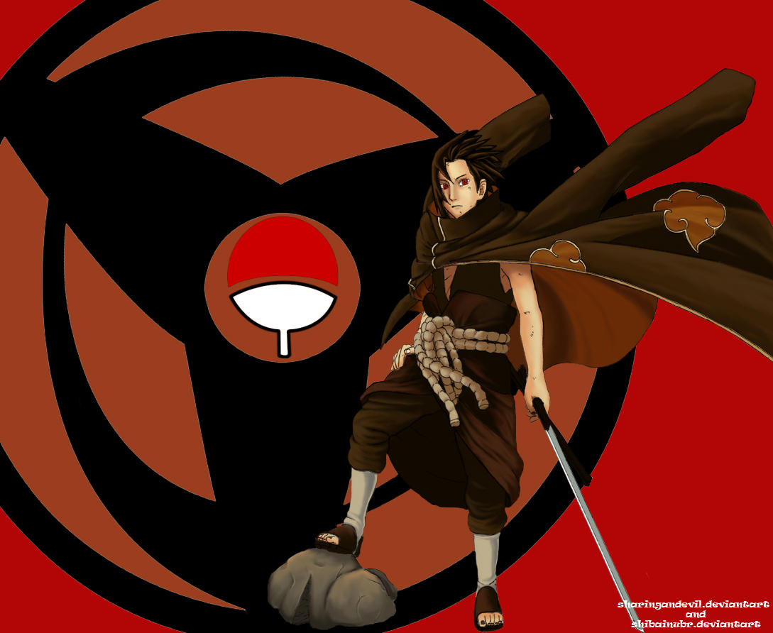 Sasuke Akatsuki in Colors by ShibaInuBR on DeviantArt