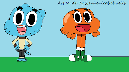 Gumball and Darwin base by SunsetShimmerBases on DeviantArt