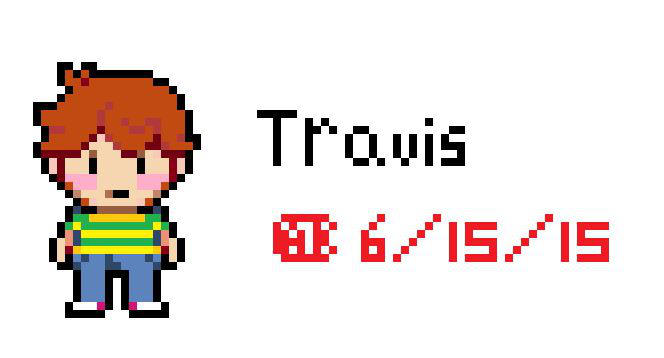 Mother 4: Travis (Pixel Art) by kittysoftpaws125 on DeviantArt