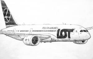 Boeing 757 Drawing by kmsAircraftArt on DeviantArt