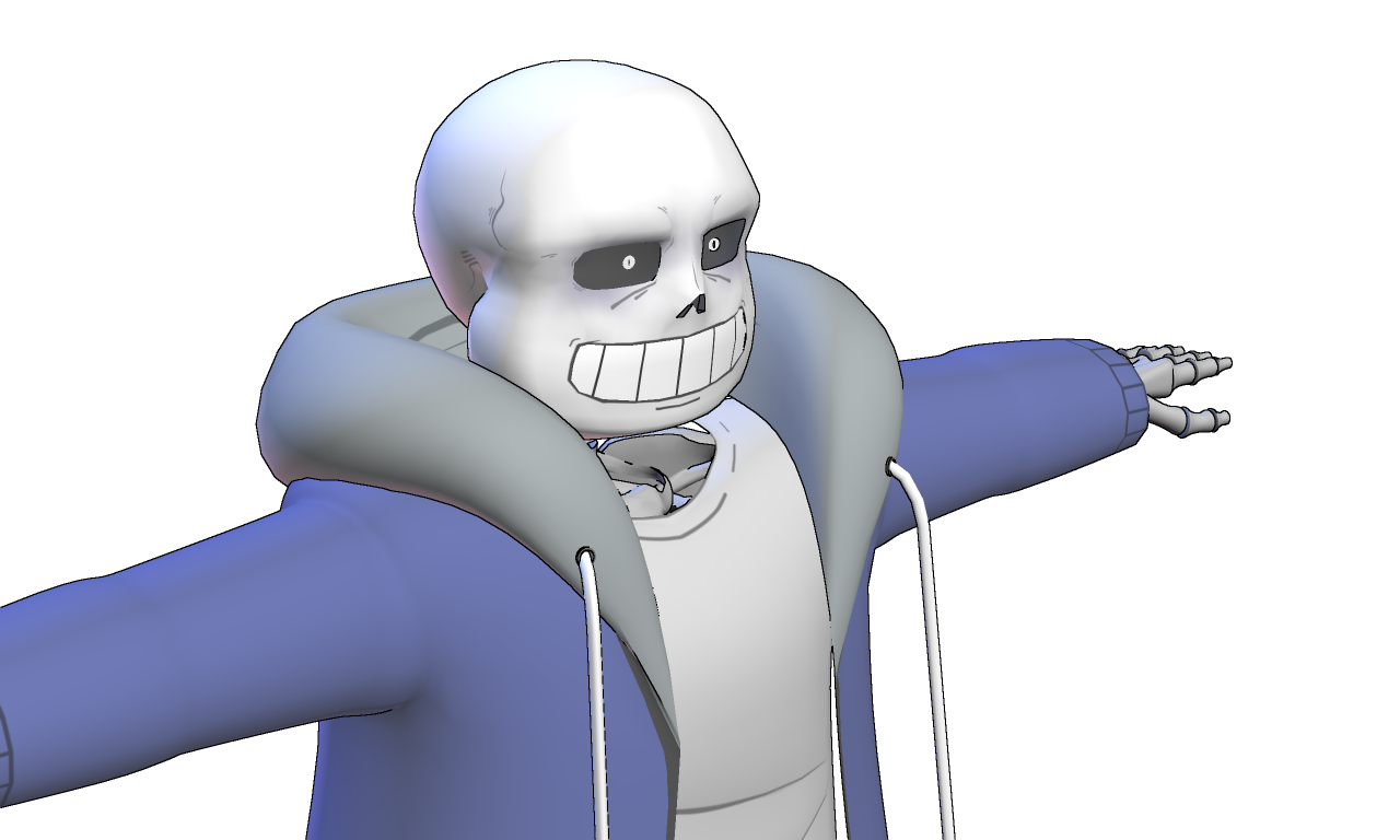 MMD SN-Akaminever Undertale Sans 3d Model Preview by 495557939 on ...
