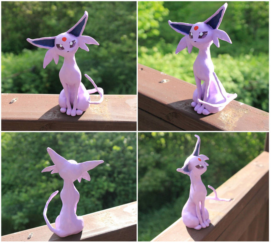 Espeon Figurine~ (For Sale) by MysticxCrafts on DeviantArt