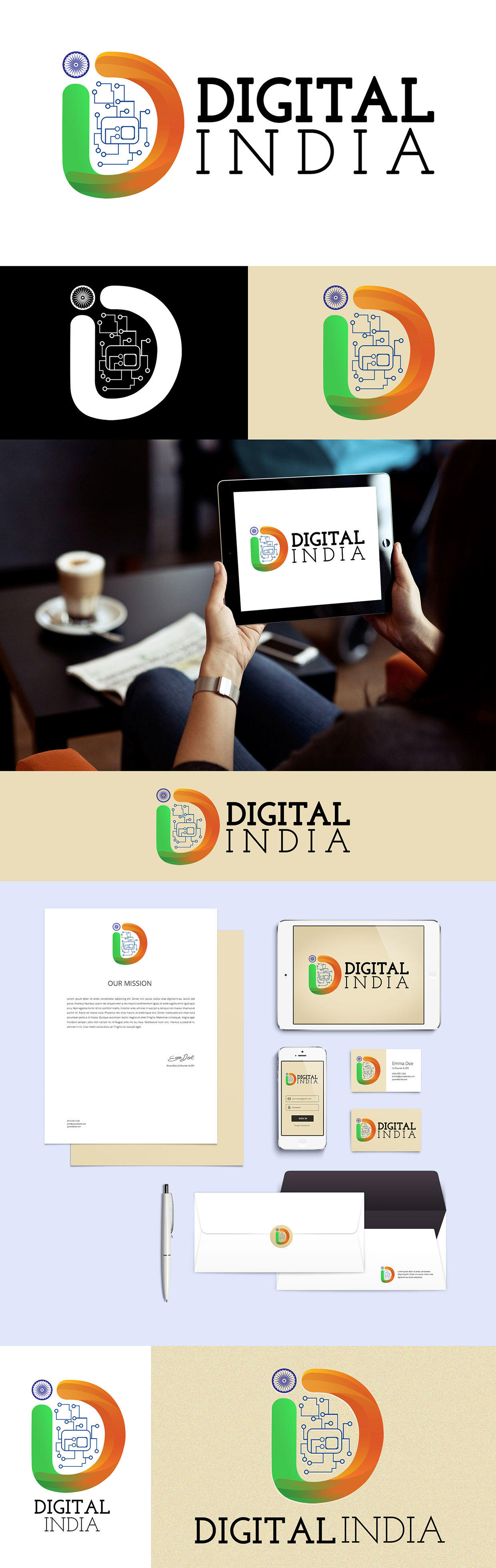 Digital India Logo Concept #1 By Prince Pal by princepal on DeviantArt