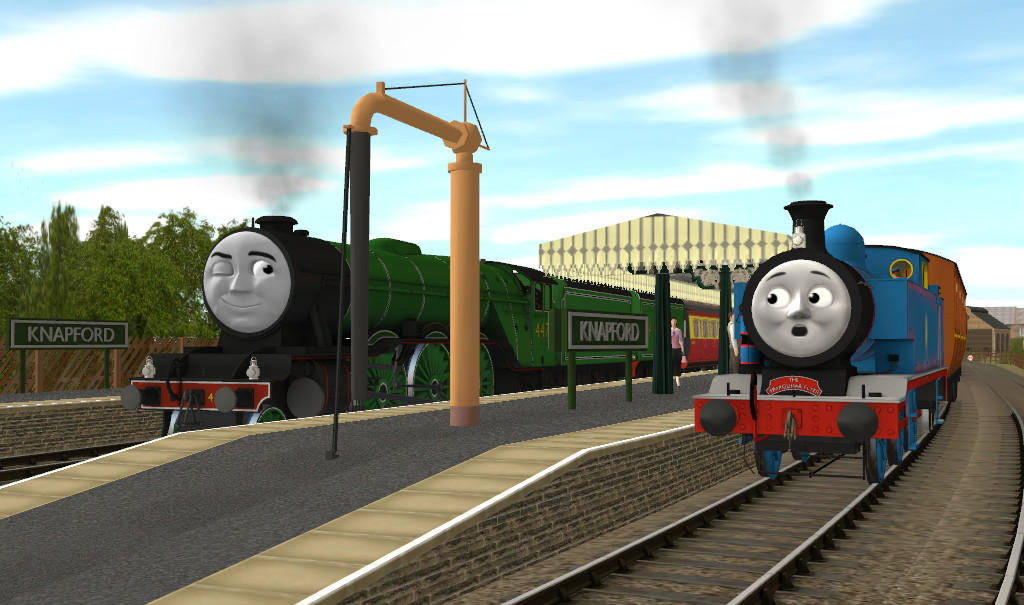 Thomas Meets The Scotsman by FizzledFirebox on DeviantArt