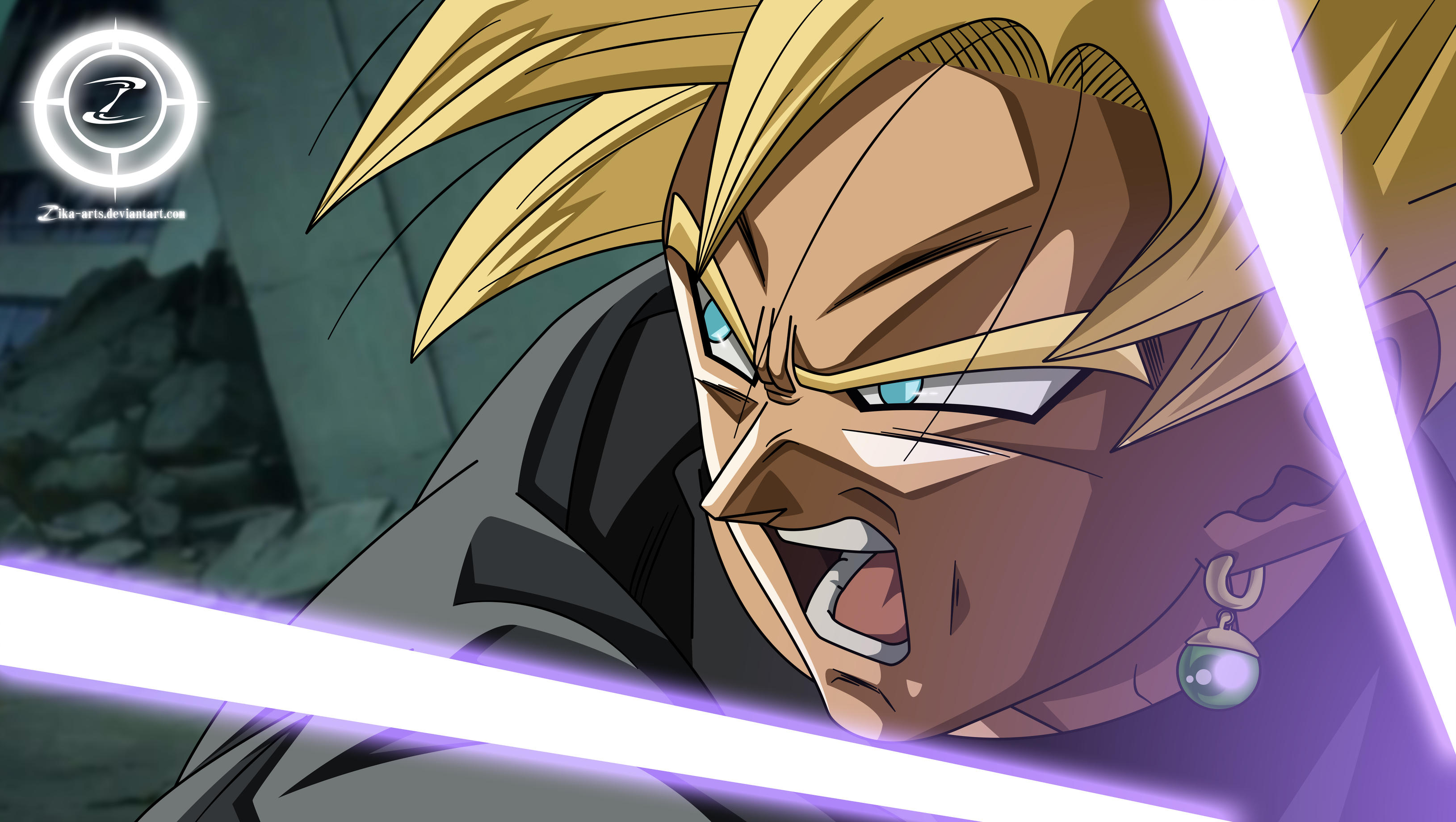 Black goku kamehameha by zika-arts on DeviantArt