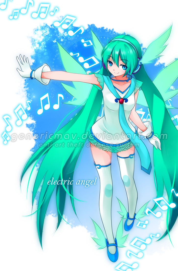 Hatsune Miku- Angel by GenericMav on DeviantArt