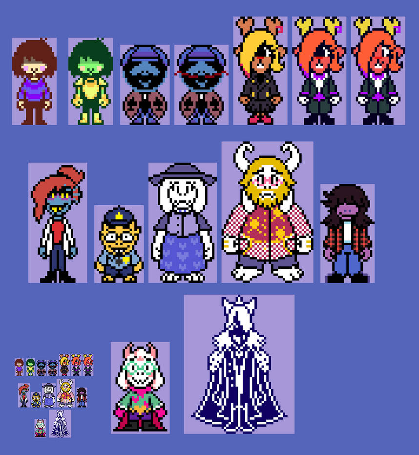 EB!Deltaswap Cast OW Sprites by EllistandarBros on DeviantArt