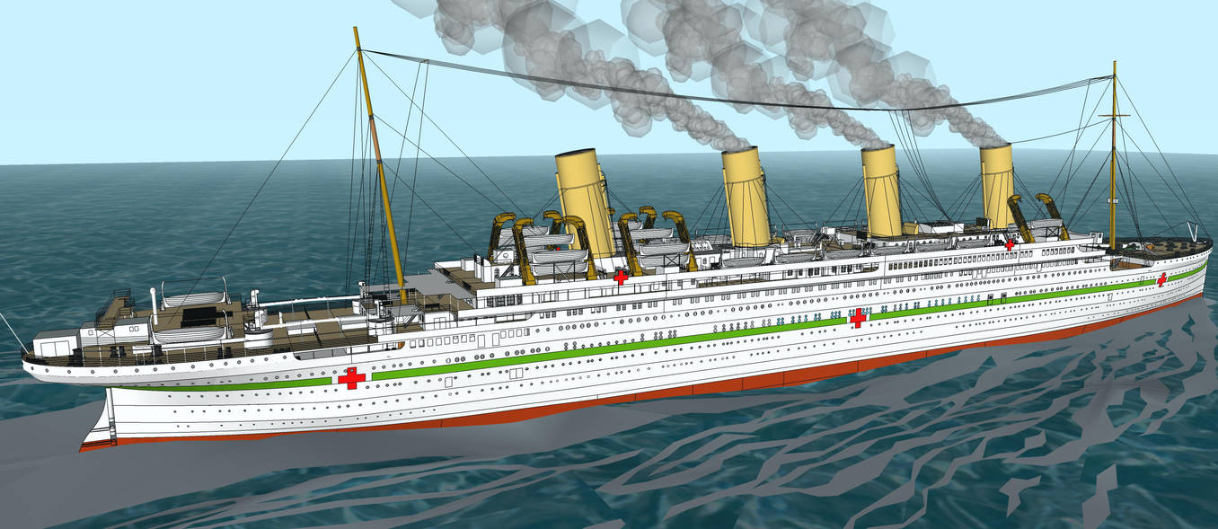 HMHS Britannic by kleyson on DeviantArt