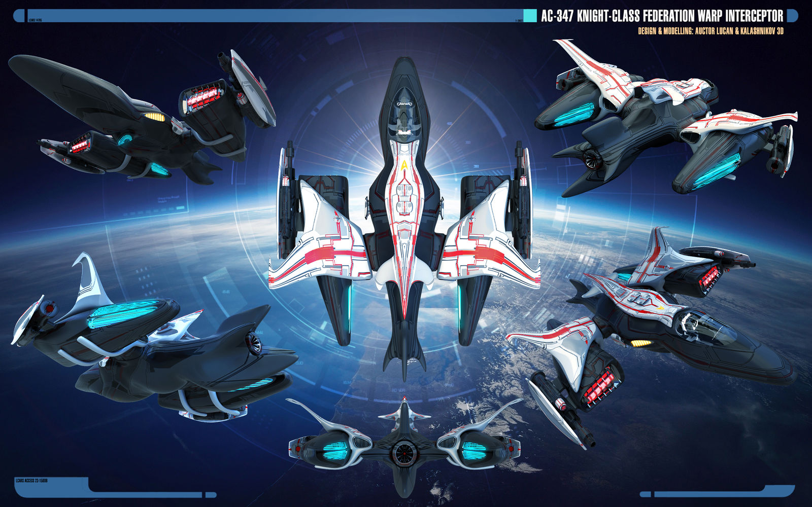 AC-347 Knight-class Interceptor by Auctor-Lucan on DeviantArt